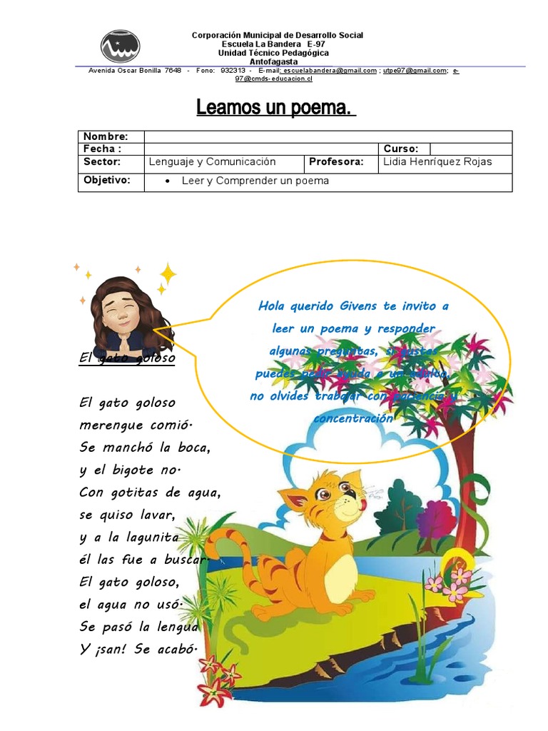 Leemos Un Poema Pdf