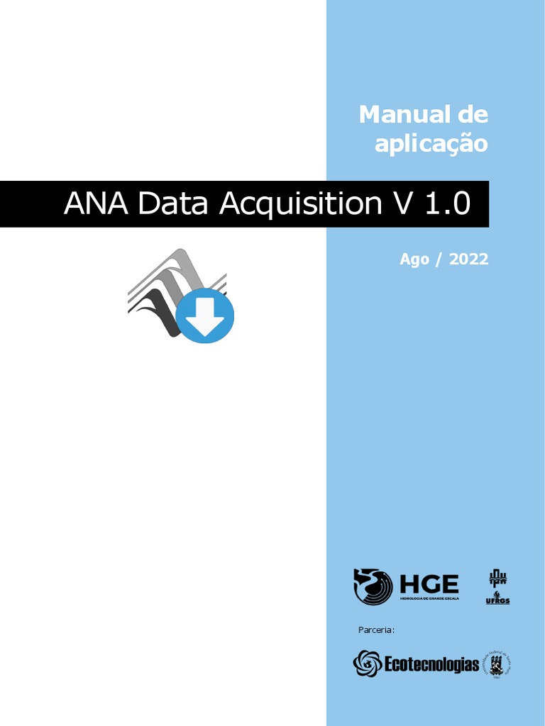 Manual do Plugin ANA Data Acquisition | PDF | Janela (informática ...