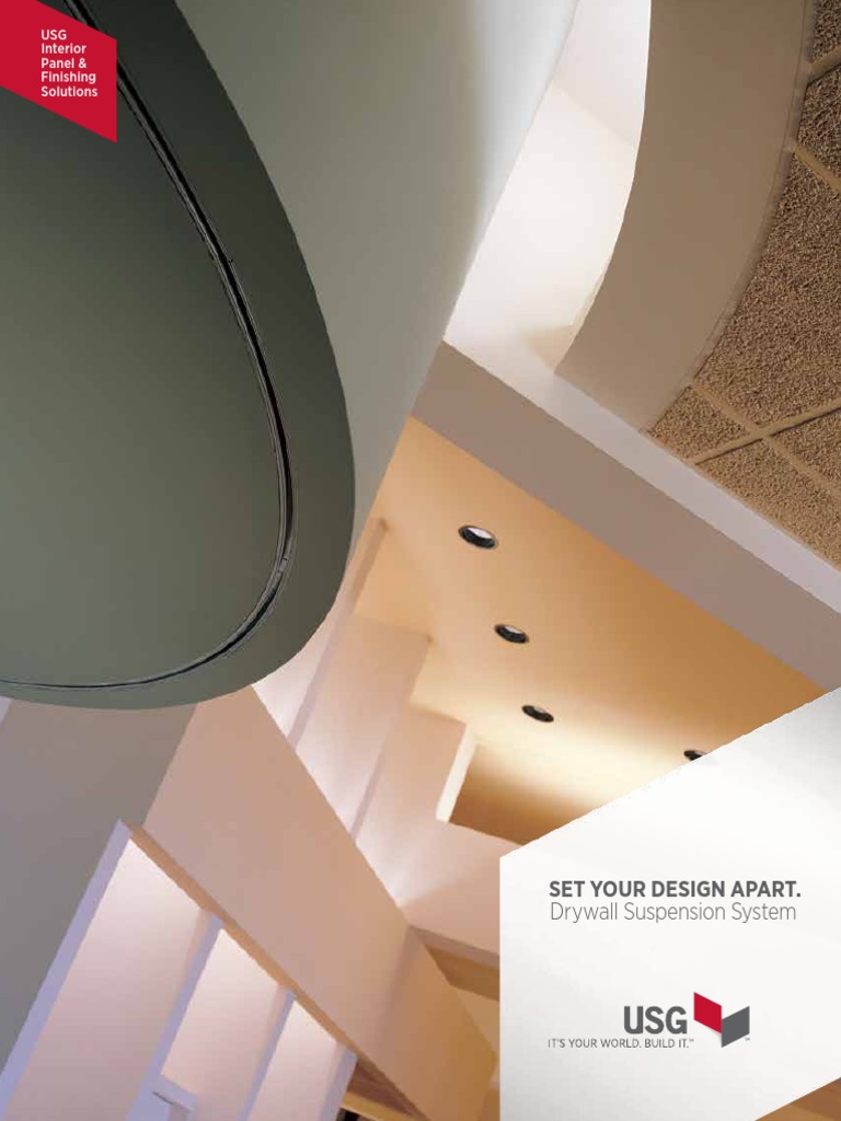 Usg Drywall Suspension System Catalog en AC3152 | PDF | Drywall | Ceiling