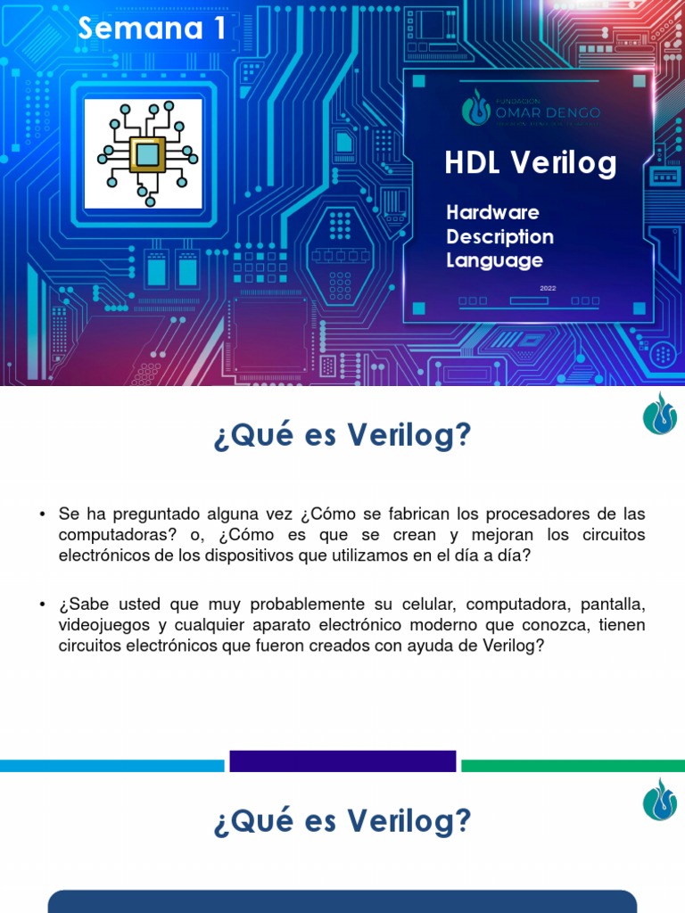 Introducción Al Lenguaje HDL Verilog | PDF | Lenguaje de descripción de hardware | Hardware de ...