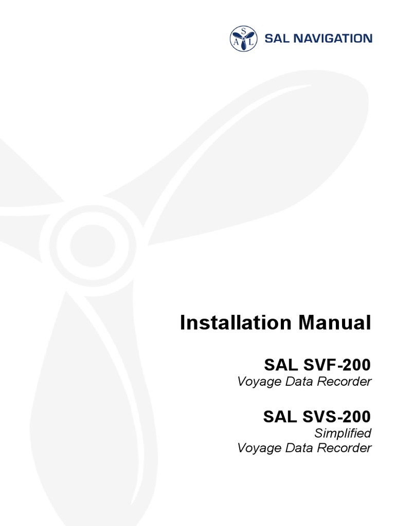 80.36.02A14 Installation Manual SAL SVF-200 SVS-200 | PDF | Microphone | Wire