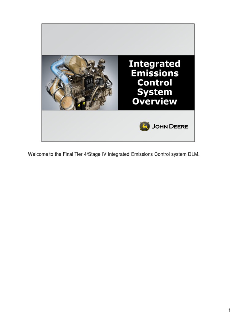 ft4 Integrated Emissions Control System Part 1 | PDF | Exhaust Gas | Engines