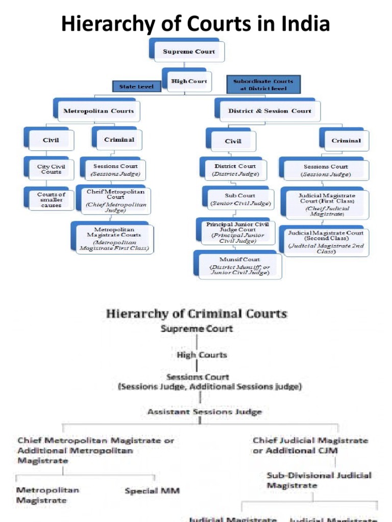 Hierarchy of Courts in India Explained | PDF | Supreme Court Of India ...
