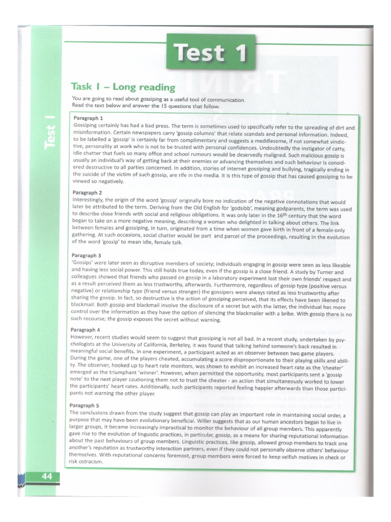 Ise III Complete Test | PDF