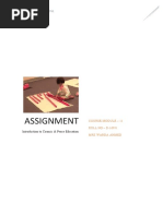 PMC Module 11 Assignment (Sada Gul Roll#D12903) | PDF | Montessori ...