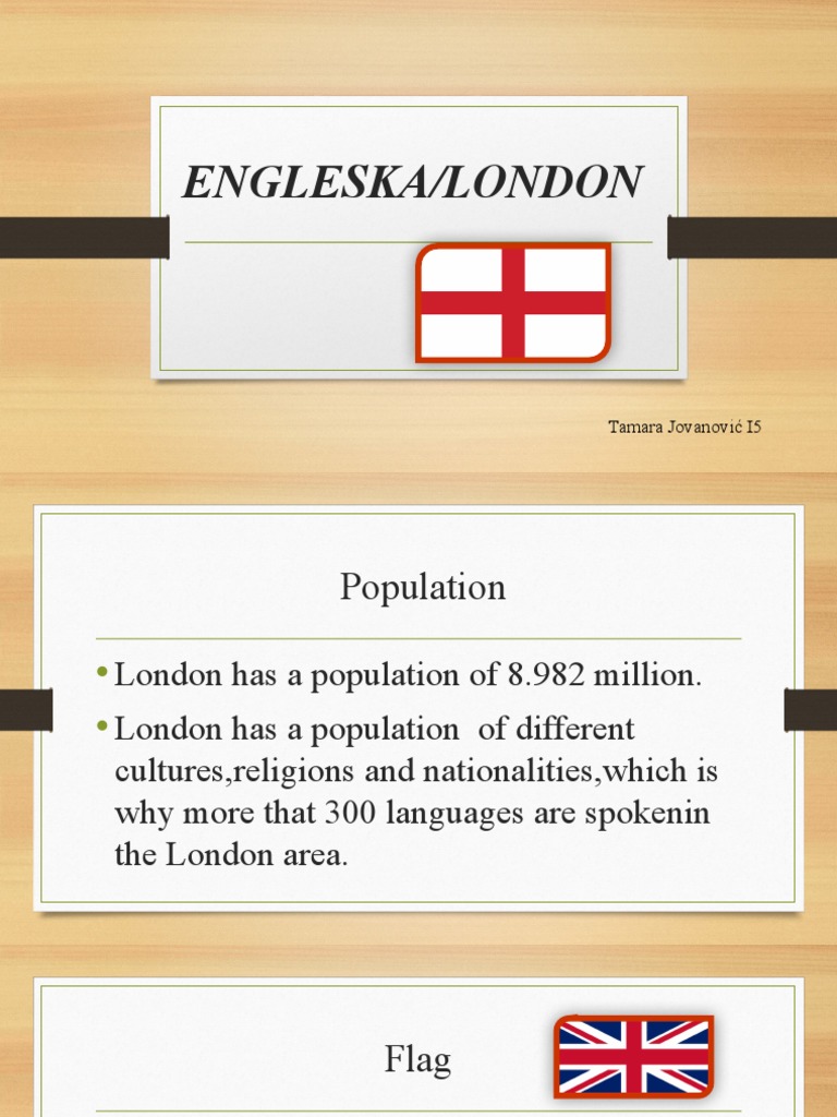 Engleska - Tamara Jovanović I5 | PDF | London | England