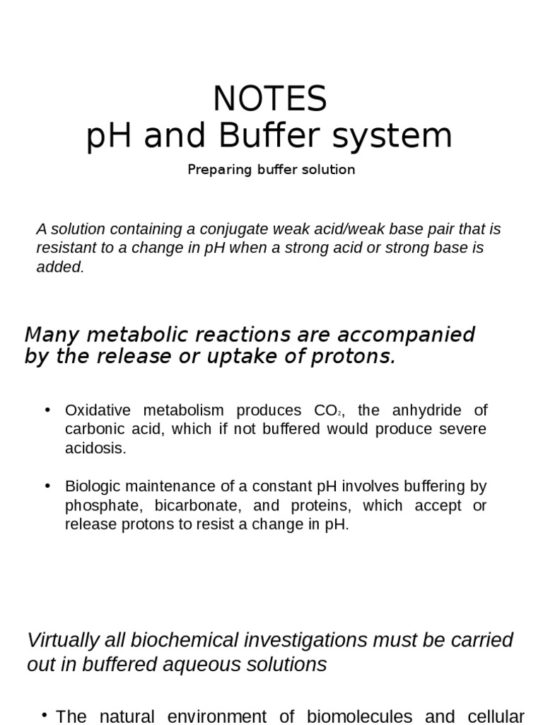 Buffer pH Calculation | PDF | Buffer Solution | Acid