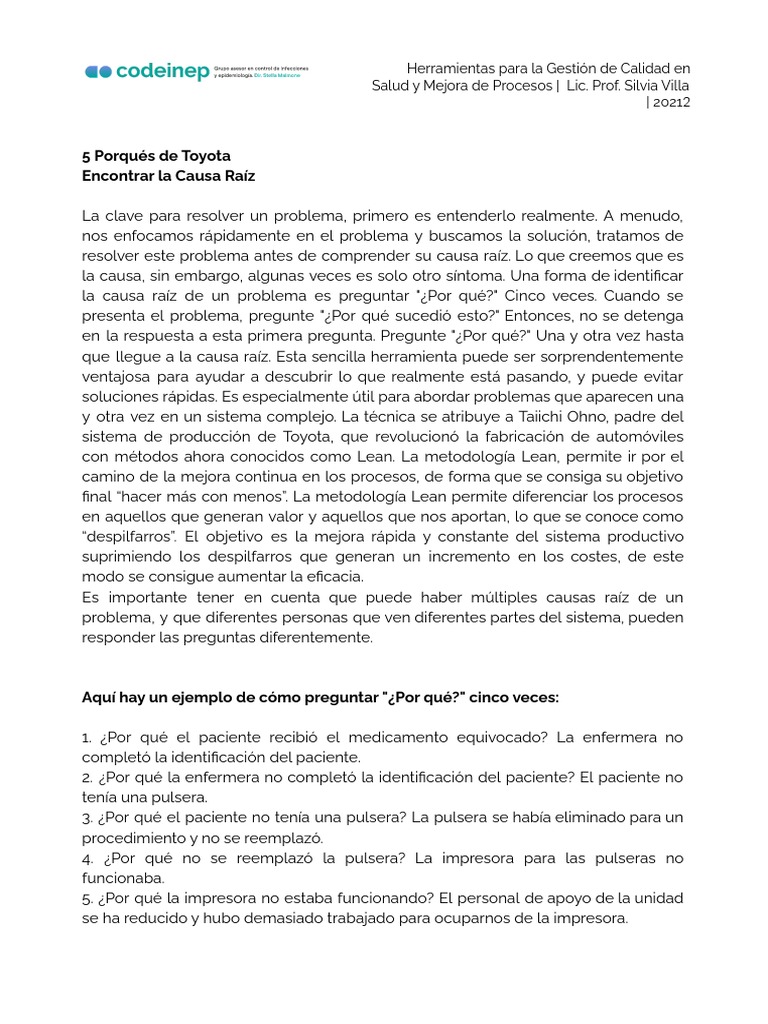 5 Porqués de Toyota | Descargar gratis PDF | Lean Manufacturing