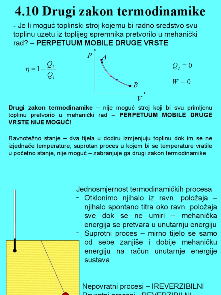 58 Drugi Zakon Termodinamike | PDF