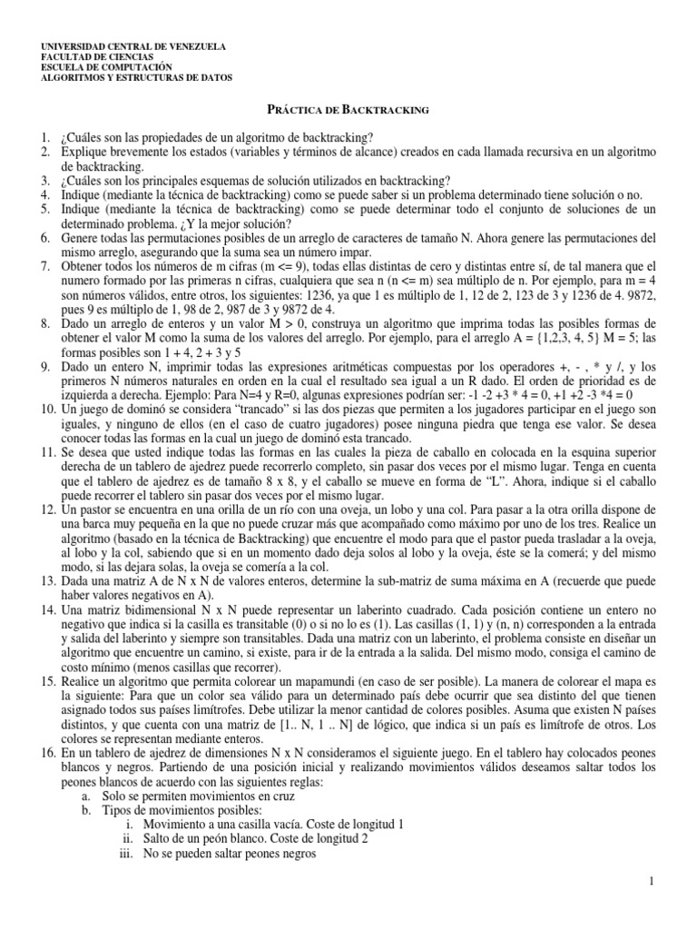 Practica 2 Algoritmos Y Estructura De Datos Descargar Gratis Pdf Ajedrez Algoritmos