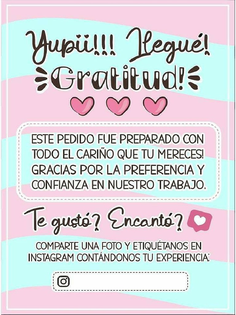 Tarjetas de Agradecimiento | PDF