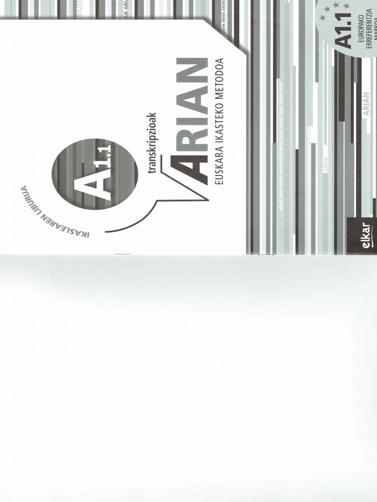 Arian A1.1 Transkripzioak | PDF