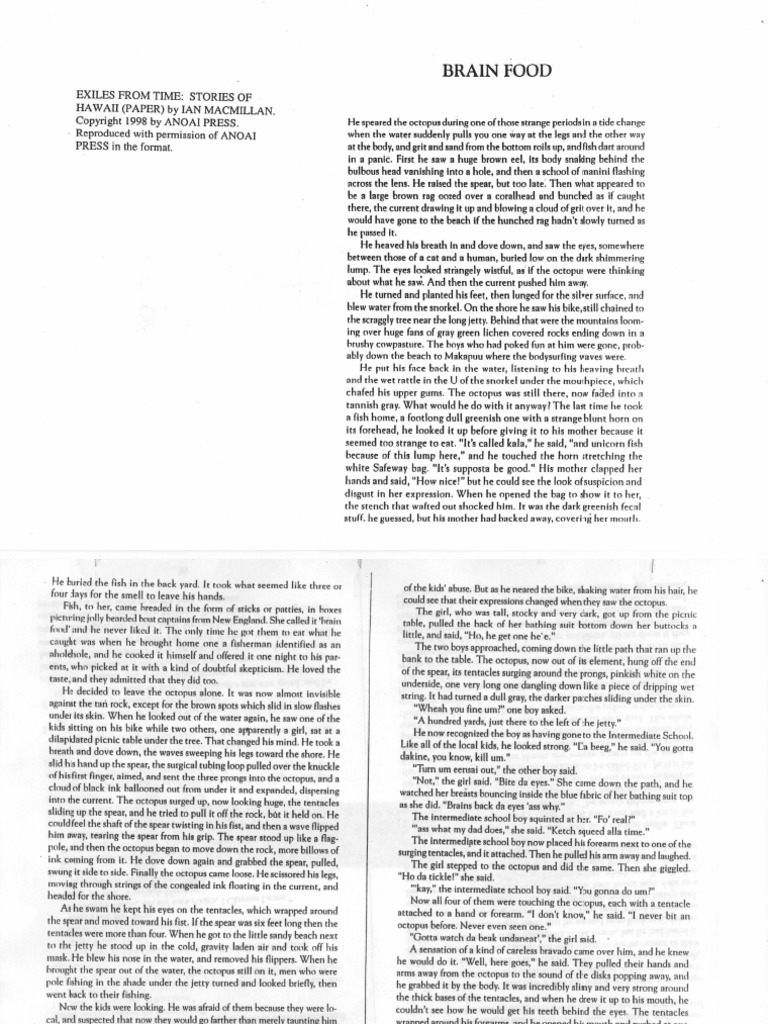 Brain Food Pdf
