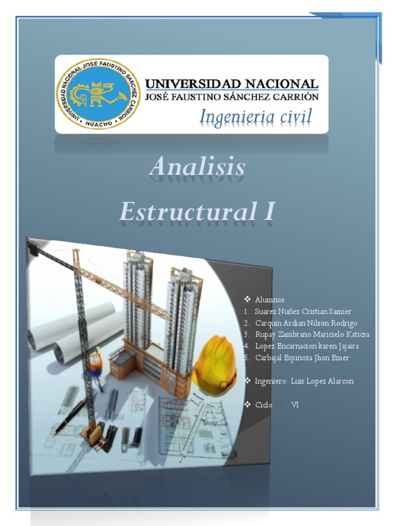 Análisis Estructural | PDF | Ingeniero civil | Ingeniería estructural