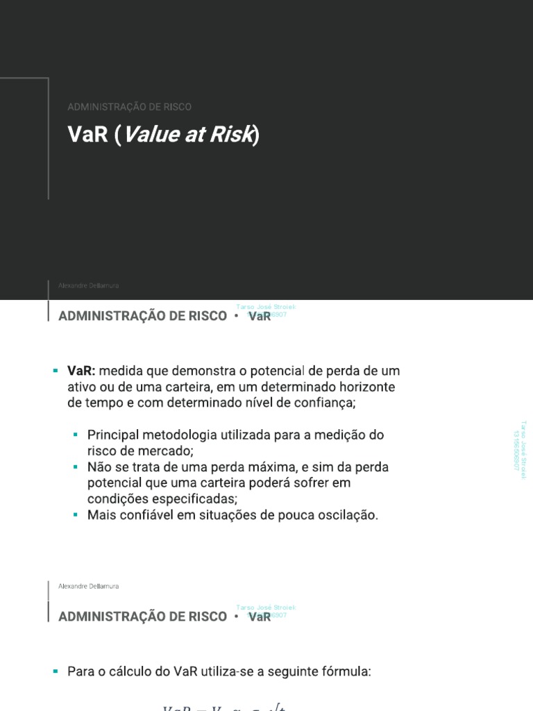 Aula Var | PDF