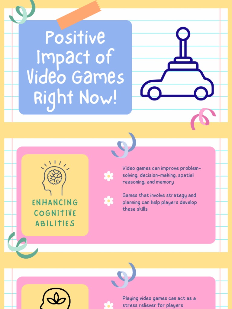 Positive Impacts of Video Games | PDF