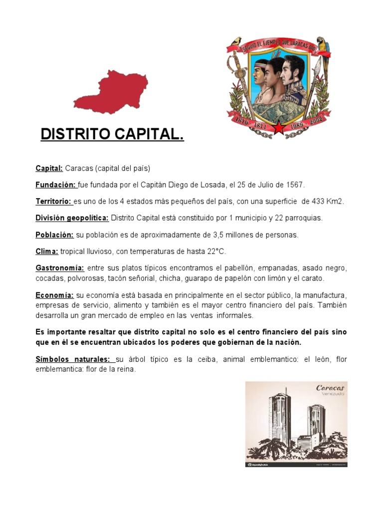 Economía y población de Caracas | PDF | Política