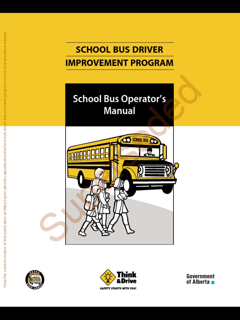 Alberta School Bus Operator Manual | PDF | School Bus | Driving