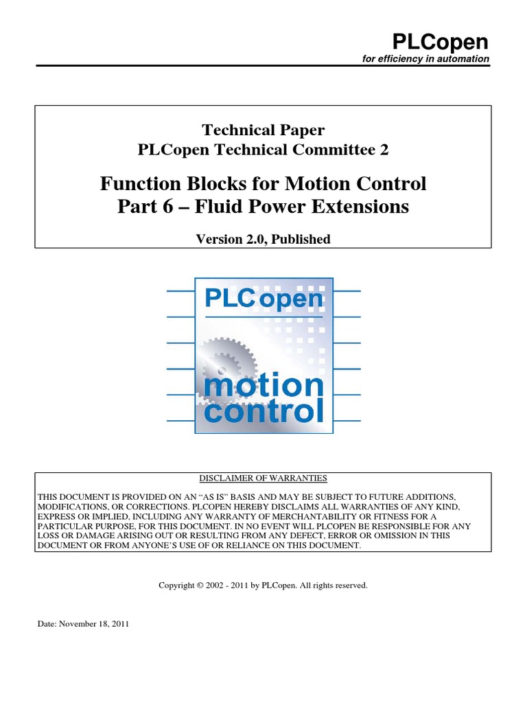 Plcopen Motion Control Part 6 Version 2.0 | PDF | Data Type | Acceleration