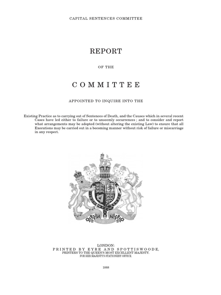 Aberdare Report | PDF | Rope | Capital Punishment
