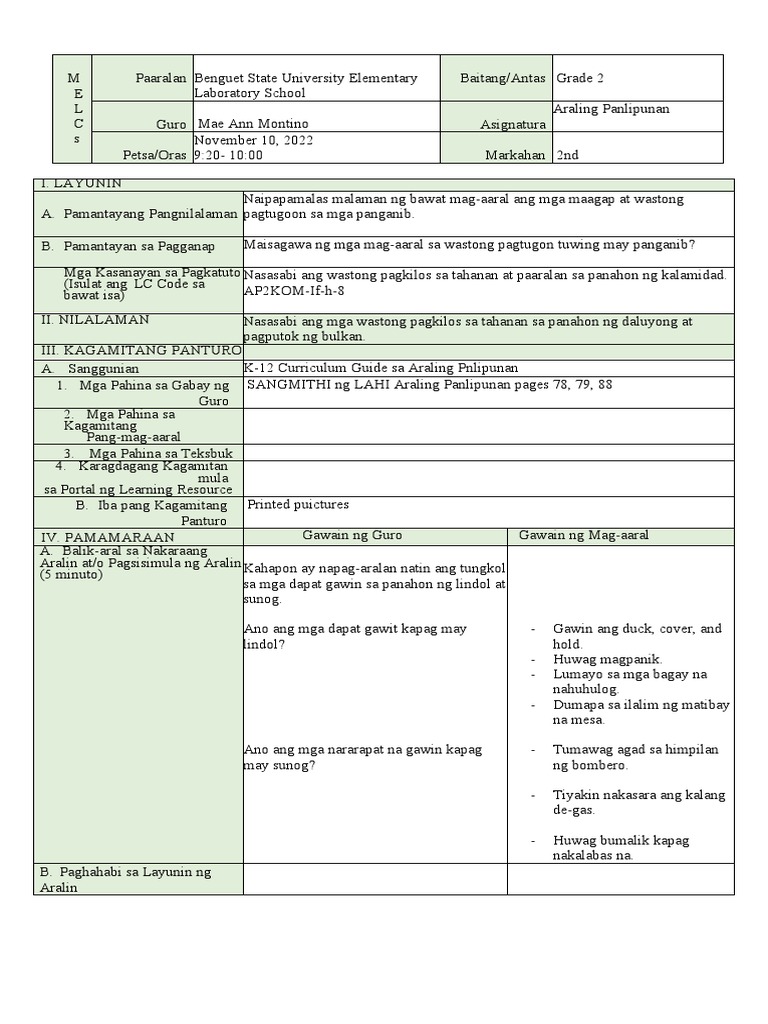 Filipino DLP Format | PDF