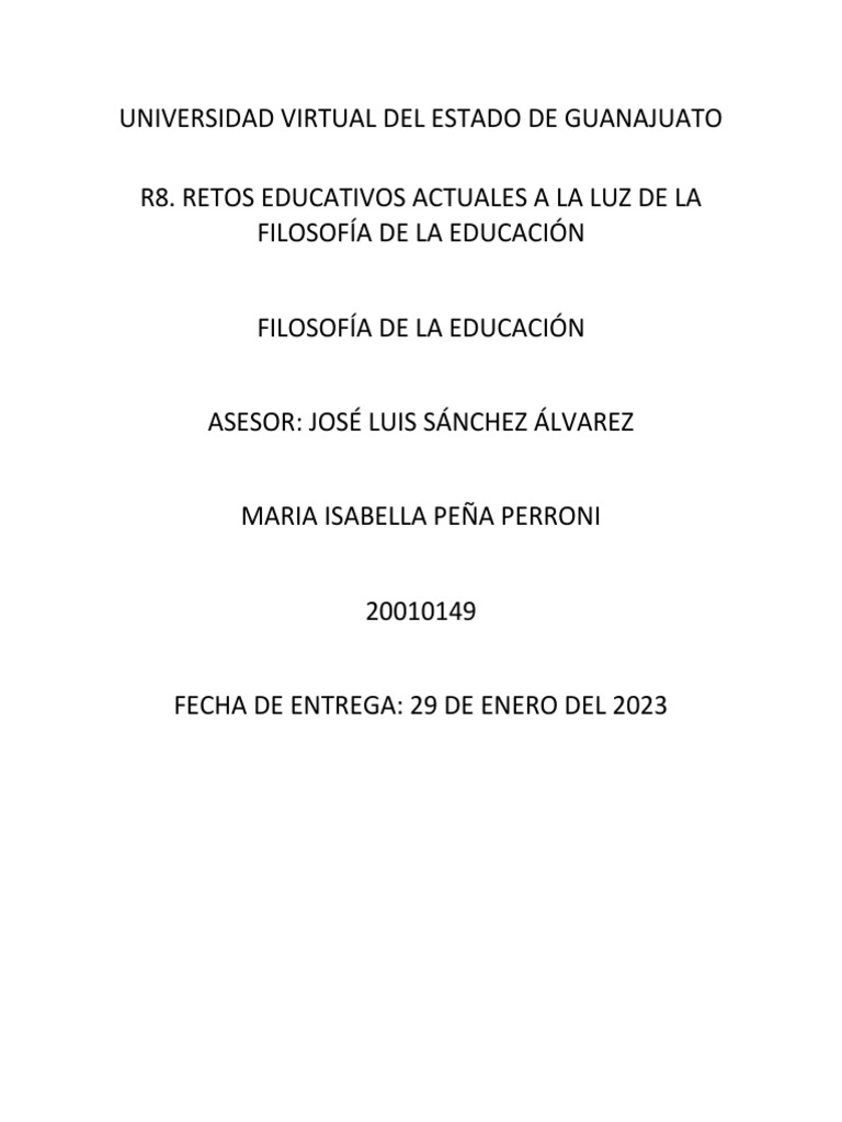 Peña Isabella r8 U3 | PDF