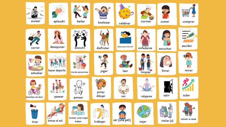 Verbos de Acción en Español | PDF
