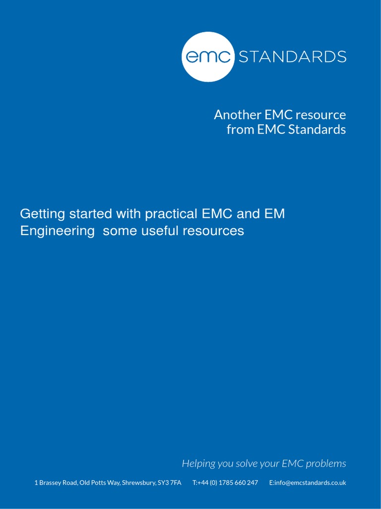 Emc4a v1 1 Getting Started With em Engineering List of Resources Update ...