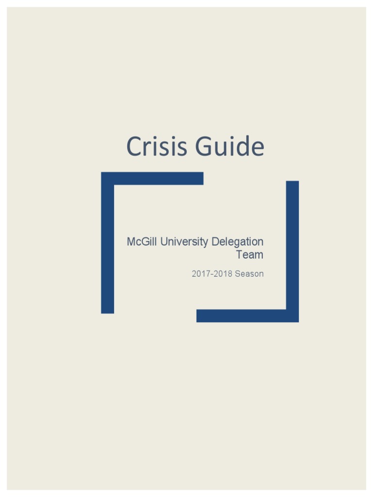 Crisis Guide 2 | PDF | Watergate Scandal | United States Travel