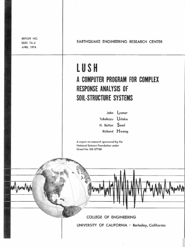 Lush - Eerc-74-04 | PDF