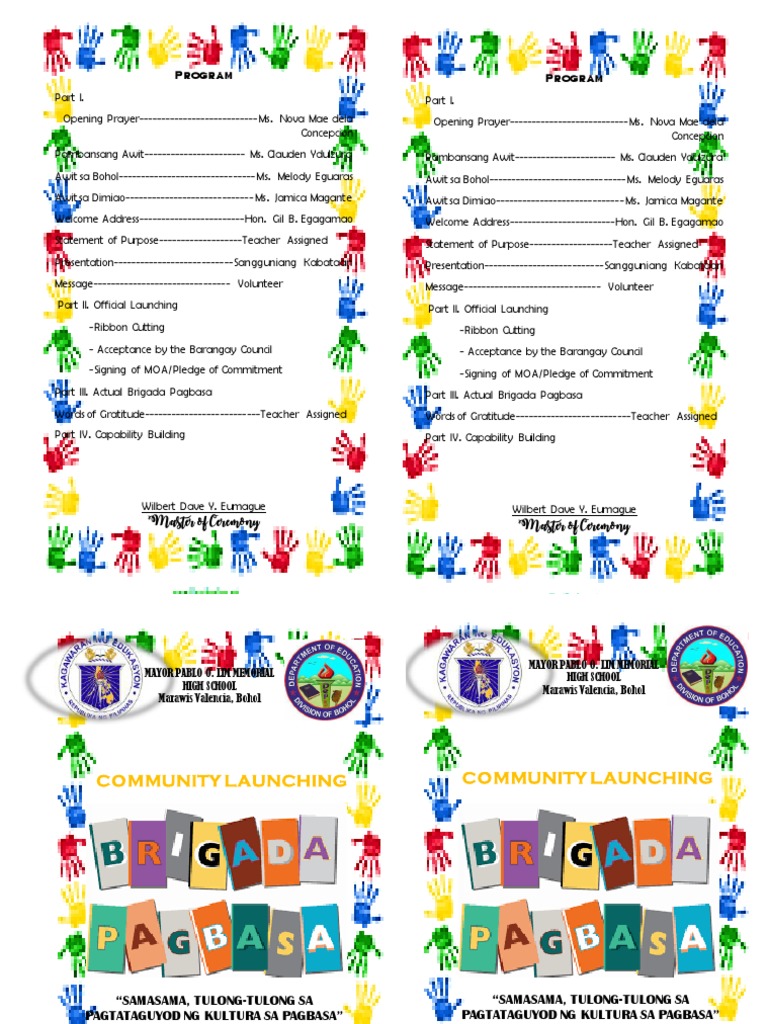 Brigada Pagbasa Program | PDF