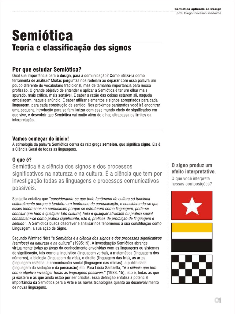 Exemplos da Triada Semiótica de Peirce | PDF | Charles Sanders Peirce ...