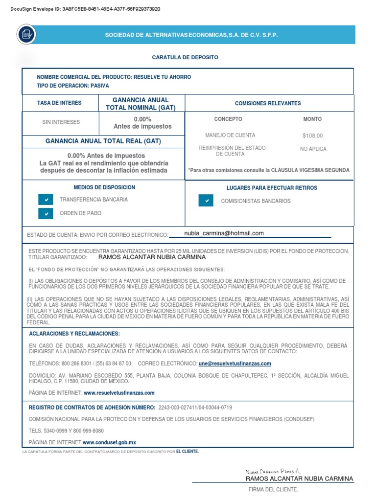 Caratula Sofipo | PDF | Interés | Economias