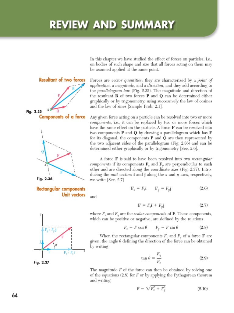 01 Equilibrio Particula | Download Free PDF | Euclidean Vector | Force