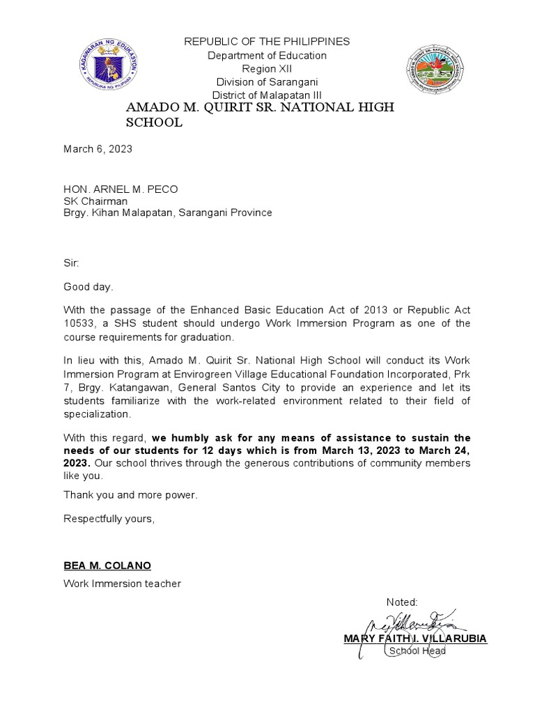 Letter Solicitation | PDF