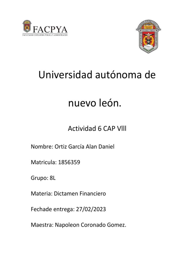 Act 6 Dictamen | PDF | Justicia | Crimen y violencia