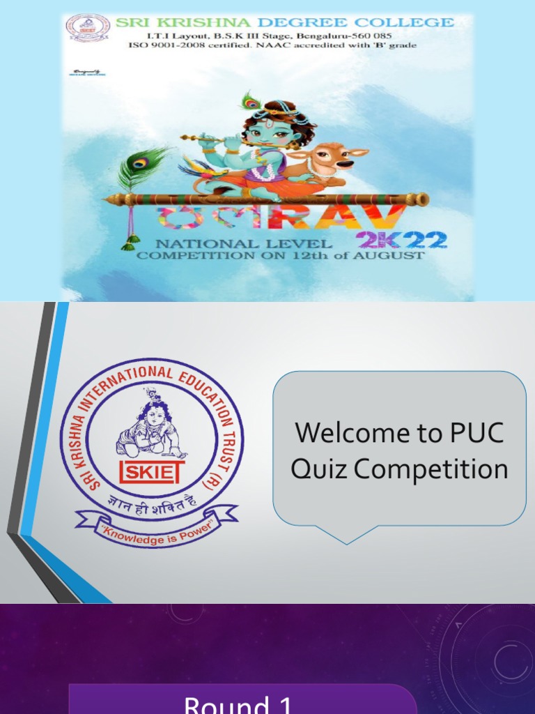 PUC Quiz Competiton | PDF