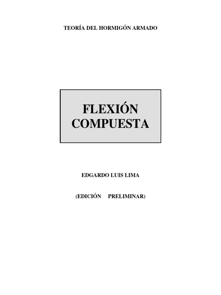 Estructuras Hormigón - Flexión Compuesta | PDF