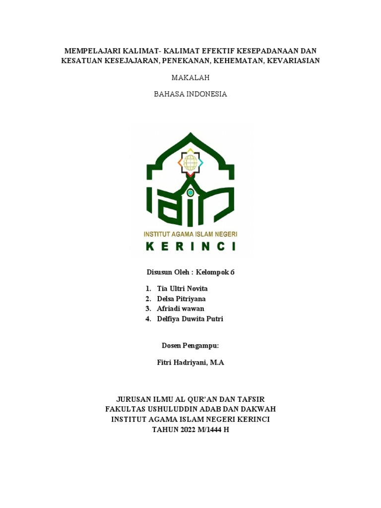 Bi Kelompok 4 MKH | PDF