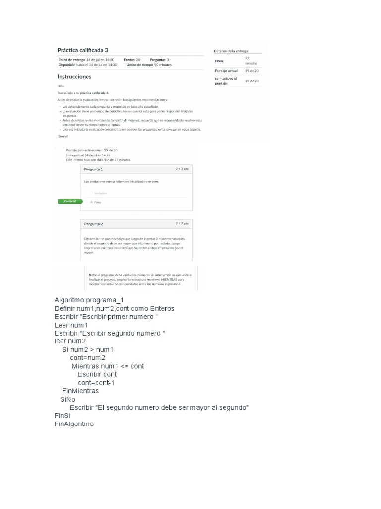 Practica Calificada 3 | PDF