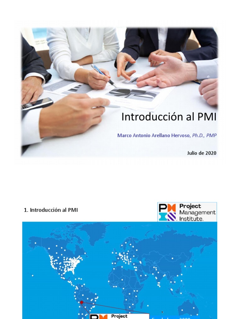 1 Introducción Al PMI | PDF | Business