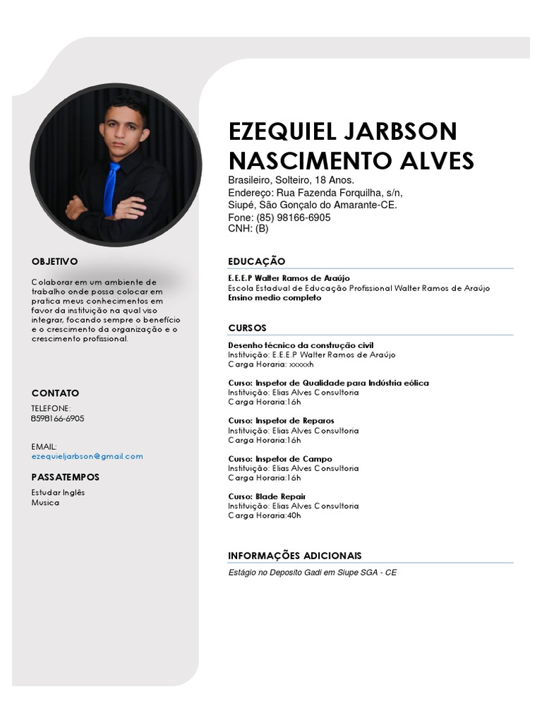 Ezequiel Jarbson Nascimento Alves 2023 | PDF