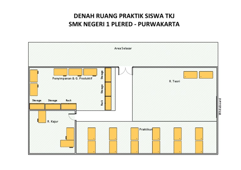 Denah Lab TKJ Final | PDF