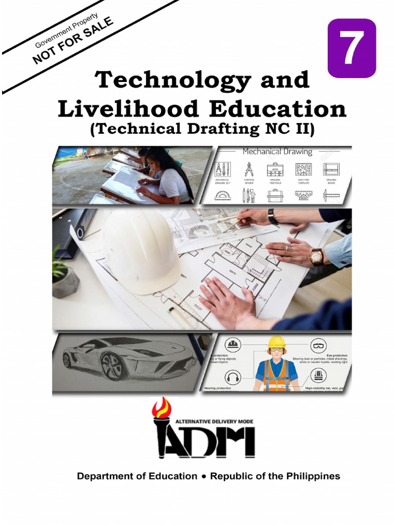 TLE7 ICT Module4 Technical-Drafting v5 | PDF | Drawing | Learning