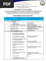 Sample Template Work and Financial Plan (WFP) 2023 | PDF | Welfare