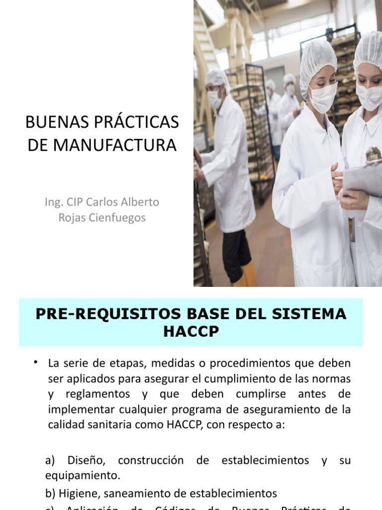 Buenas Prácticas de Manufactura | PDF | Calidad (comercial) | Análisis de Riesgo y Puntos ...