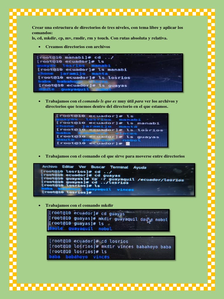 YEPEZ - Crear Una Estructura de Directorios de Tres Niveles | PDF | Arte