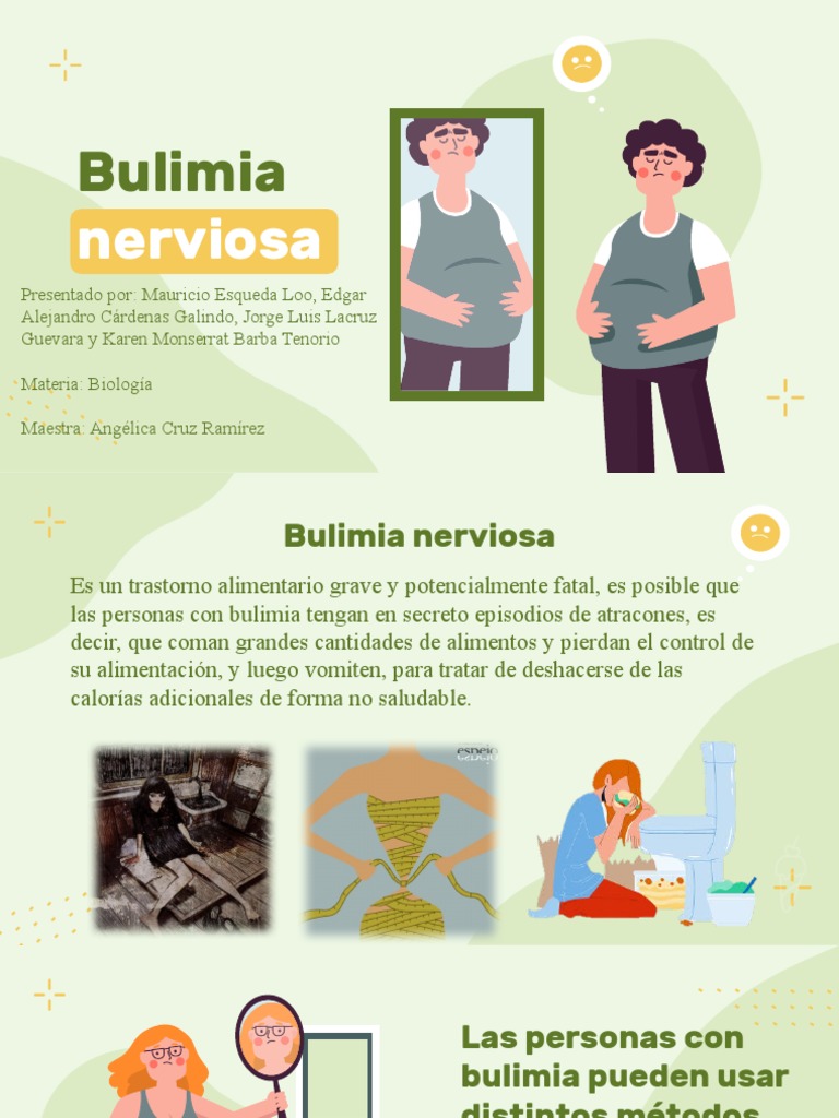 Bulimia: síntomas y tratamientos esenciales | PDF | Enfermedades y ...