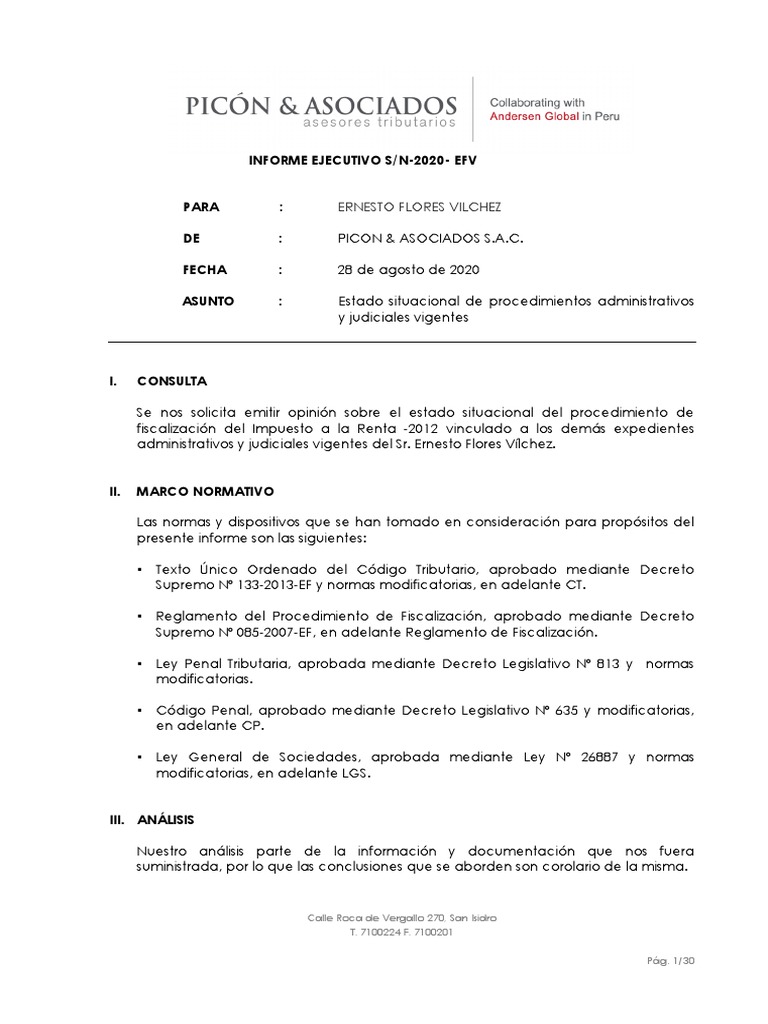 INEJ-Estado Situacional de Fiscalización IR 2012 y Expedientes ...