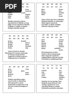 Babasahin - Tatlong Letra | PDF